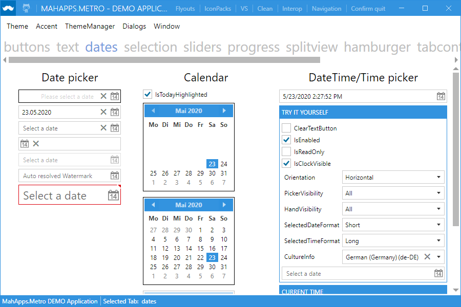 【WPF】MahApps.Metroの使い方（デザインをかっこよくする）