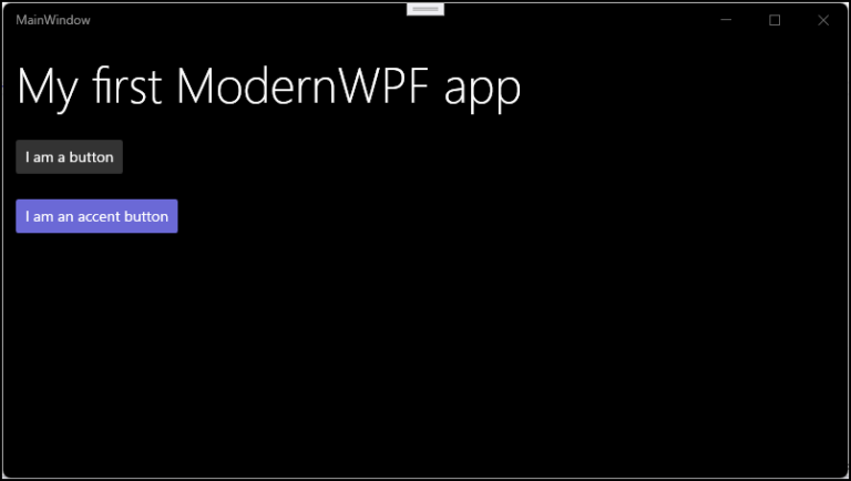 【WPF】ModernWpfUIでモダンなスタイルを適用する