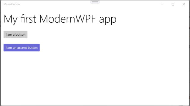 【WPF】ModernWpfUIでモダンなスタイルを適用する